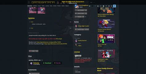 How To Add Mod Characters Tutorial For Friday Night Funkin Fnf Tutorials