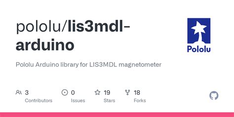 Github Pololu Lis Mdl Arduino Pololu Arduino Library For Lis Mdl
