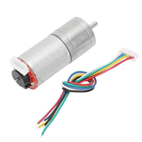 Encoder Gear Motor DC V Speed Reduction Motor With Encoder High Torque For Robot RC Car DIY