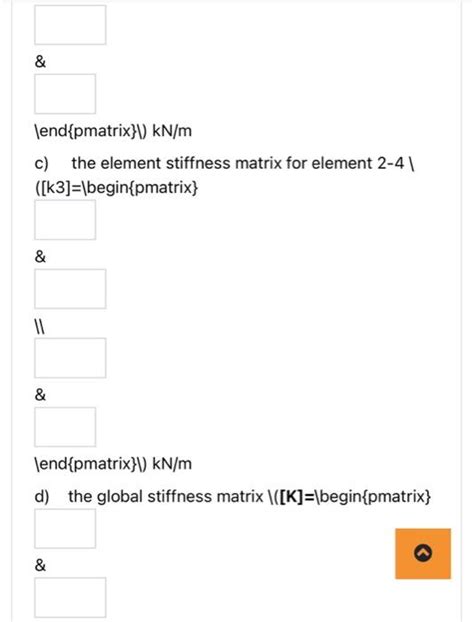Solved Using The Direct Stiffness Method For The Spring Chegg Com