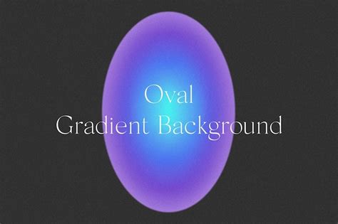 Premium Psd Bright Vibrant Retro Abstract Neon Oval Round Circle