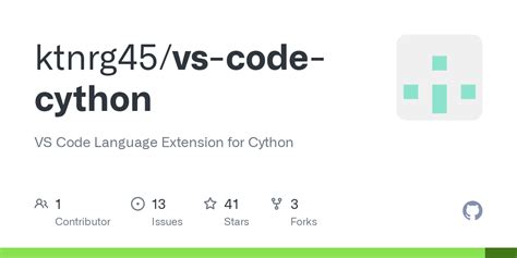 Issues Ktnrg Vs Code Cython Github