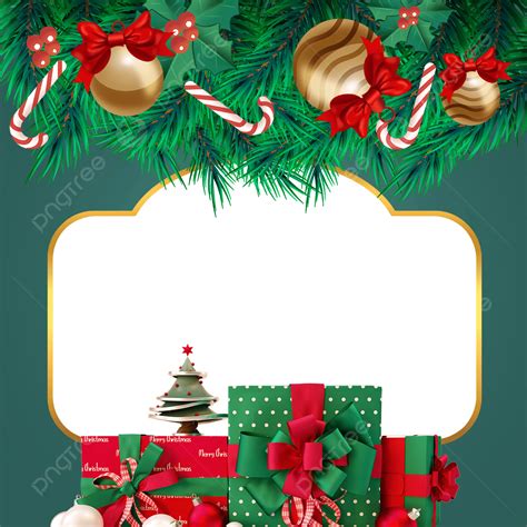 크리스마스 장식 창의 리본 테두리 크리스마스 성탄절 장식 Png 일러스트 및 Psd 이미지 무료 다운로드 Pngtree