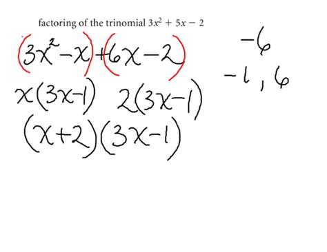 Factor Complex Trinomial Ppt