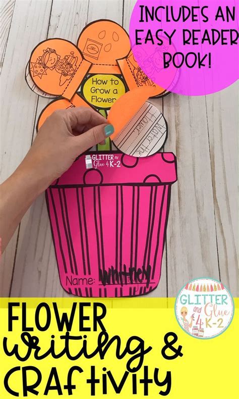 Differentiated Spring Flower Writing And Craftivity For Sequencing Science Plant Craftivity