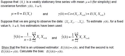 Solved Suppose That {x T} Is A Weakly Stationary Time Series