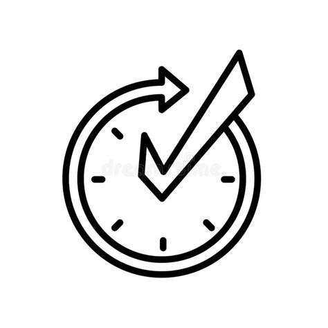 Real Time Data Icon Isolated On White Background Stock Vector Illustration Of Time Datum