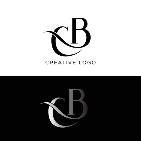 CB Initial Letter Logo Design 26273555 Vector Art At Vecteezy