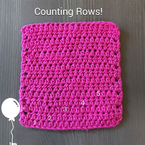 Introduction To Crochet Counting Rows