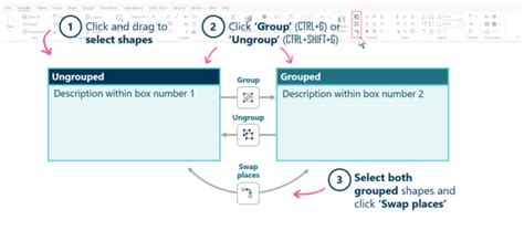 Swap Places Of Grouped Shapes Ampler