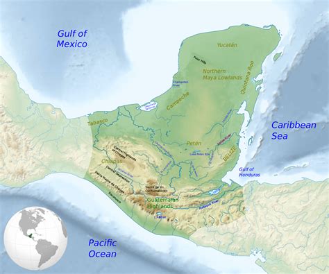 Maps The Maya Empire