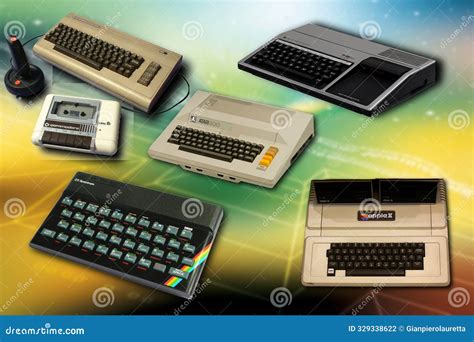 The First And Iconic Home Computers That In The 80s Began The Computer Revolution Editorial