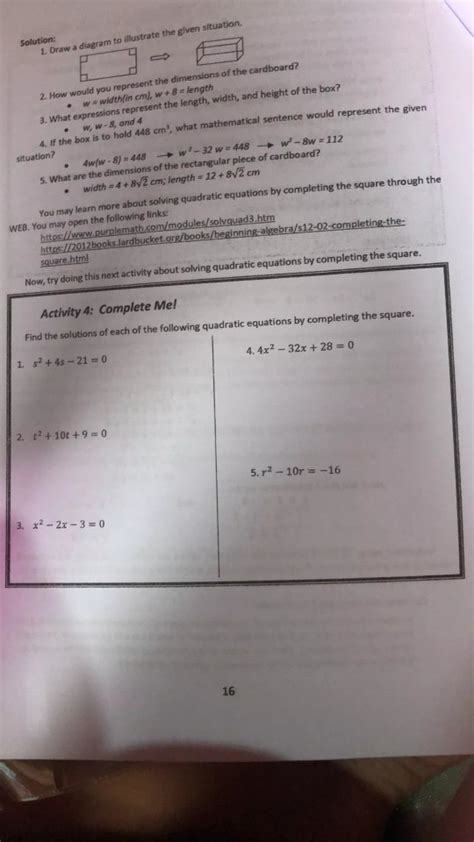 Solved Values To The Given Equation If The Obtained Value S Chegg
