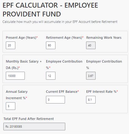 EPF Interest Calculation Interest Rate 2024 Examples Excel
