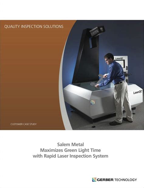 Gerber Technology Customer Case Study Salem Metal Inc