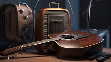 Best Radio Poster Powerpoint Background For Presentation