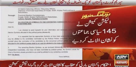 Election 2024 Ecp Allots Election Symbols To 145 Political Parties