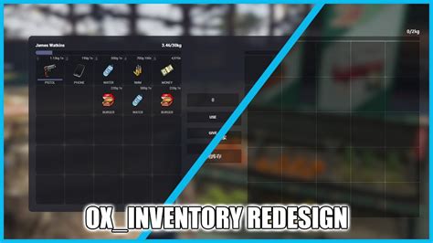 Paid Oxinventory Redesign Fivem Script Youtube
