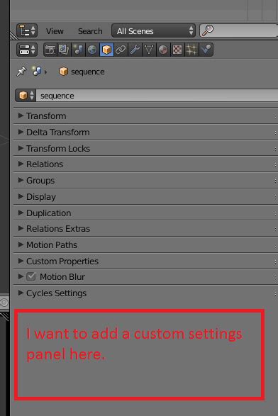 Python How Do I Add A Panel To Object Properties Blender Stack Exchange
