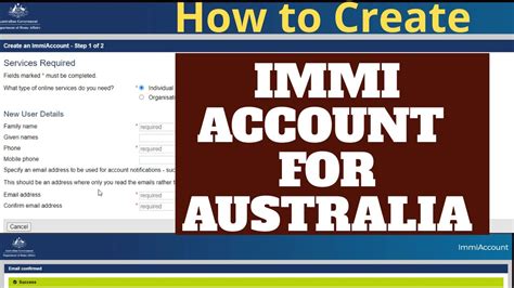 How To Create Immi Account For Australia Online Visa Application 2023 Information Hub Official