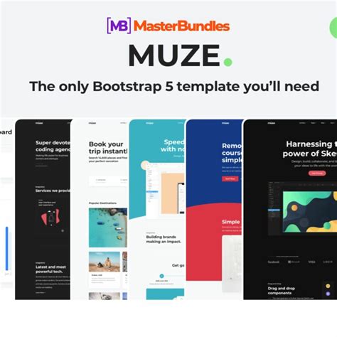 Muze Multi Purpose Bootstrap 5 Html Template Masterbundles