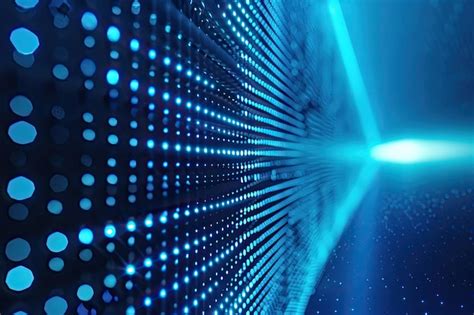 Premium Photo High Performance Data Center With Network Devices In