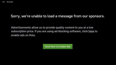 Maybe Id Disable My Adblocker If You Would Switch To Html5 Hulu Fuck