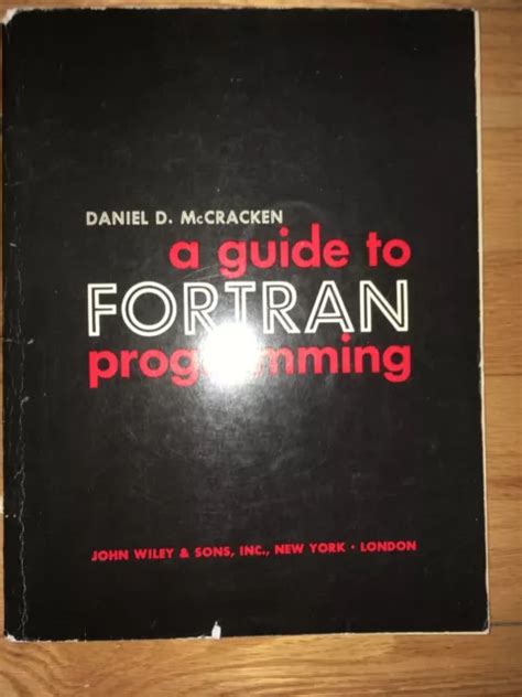 A Guide To Fortran Programming Circa 1965 Eur 1761 Picclick Fr