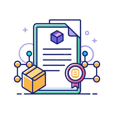 Blockchain Smart Contract Stock Illustrations 5001 Blockchain Smart