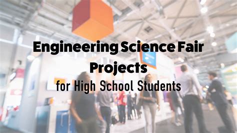 Engineering Science Fair Projects For High School Students — Inspirit Ai