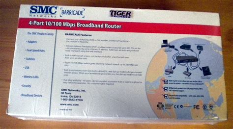 Smc Networks Smc Barricade Router Smc7004abr 4x Po