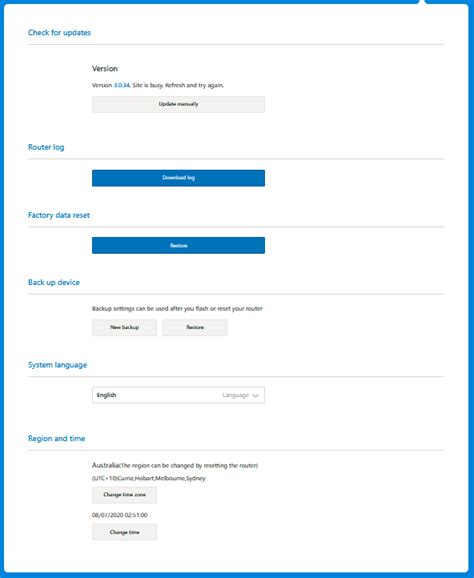 Xiaomi Router User Interface