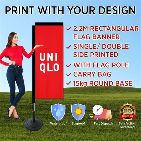 22m Rectangle Flag Banner Rectangular Flags Banners Sydney Melbourne