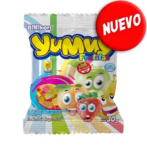 Gomitas Yummy Frutitas 12x30g Golozinas Luján
