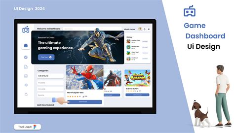 Game Dashboard Ui Design Behance