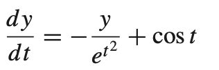 Solved The Differential Equation Is Linear And In Theory Chegg Com