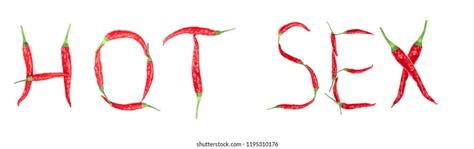 Word Sex Written Red Hot Pepper Stock Photo Shutterstock