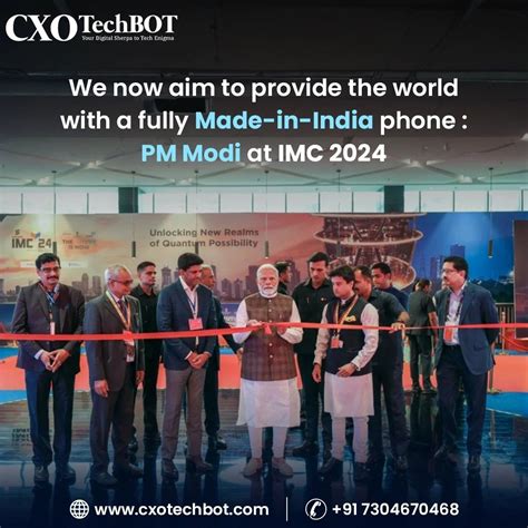 Madeinindia Cxotechbot Techrevolution Imc2024 Digitalindia Techinnovation Indiantech