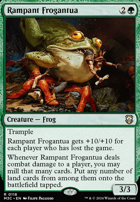 Frog Master Commander Edh Mtg Deck