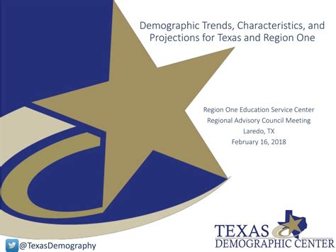 Ppt Demographic Trends Characteristics And Projections For Texas