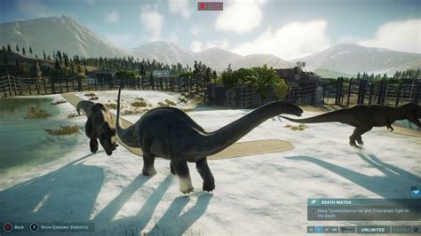 Apatosaurus Vs 2 Trex Tyrannosaurus Pack Hunting Jurassic World