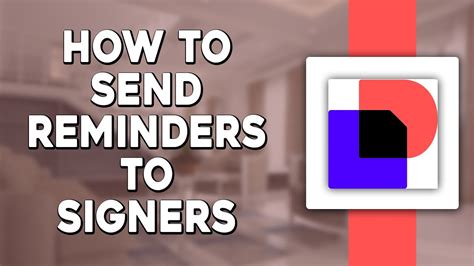 How To Send Reminders To Signers In Docusign Quick And Easy Youtube