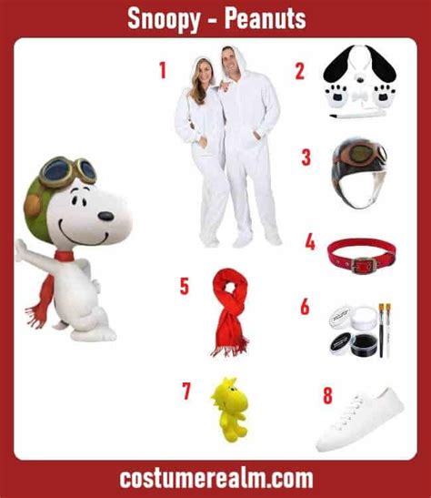 Dress Like Snoopy Costume Guide For Halloween Andcosplay