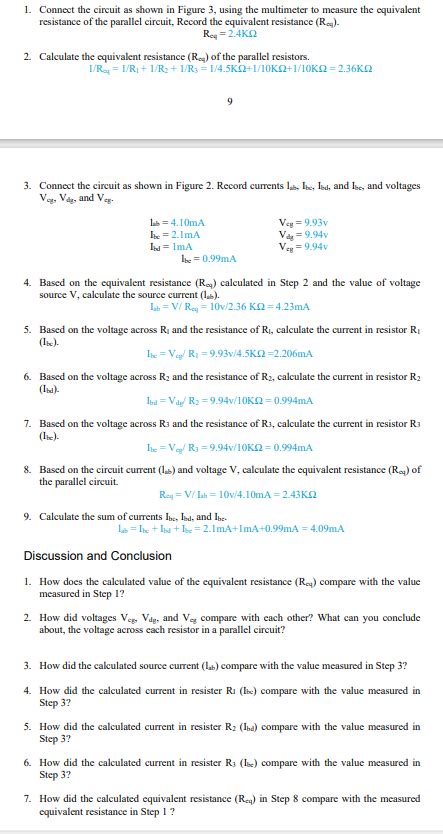 Connect The Circuit As Shown In Figure 3 ﻿using The