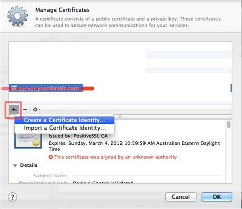 How To Add Install And Configure An Ssl Certificate To Mac Os X 10 7 Lion Server Coolest