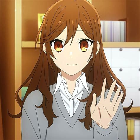 Hori Kyoko ~ Horimiya Brown Hair Anime Characters Girl With Brown
