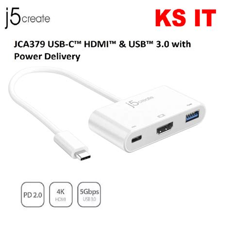J Create Jca Usb Type C To Hdmi Usb Hub With Power