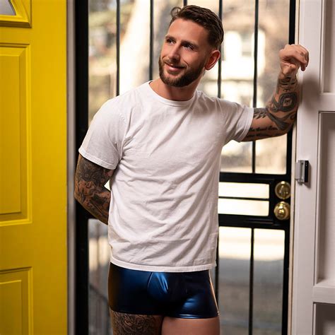Mens Wet Look Pouch Short Male Power Liquid Onyx 20