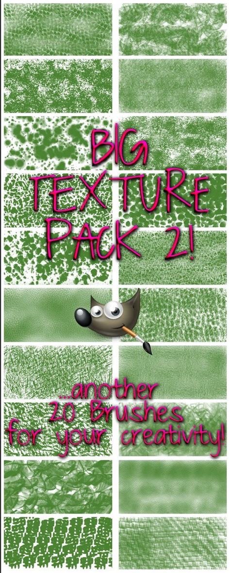 GIMP Texture Brush Set By Chrisdesign On DeviantART Gimp Texture Gimp Brushes