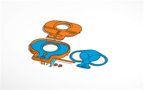 3d Design 2 Blade Leaf Shutter Tinkercad